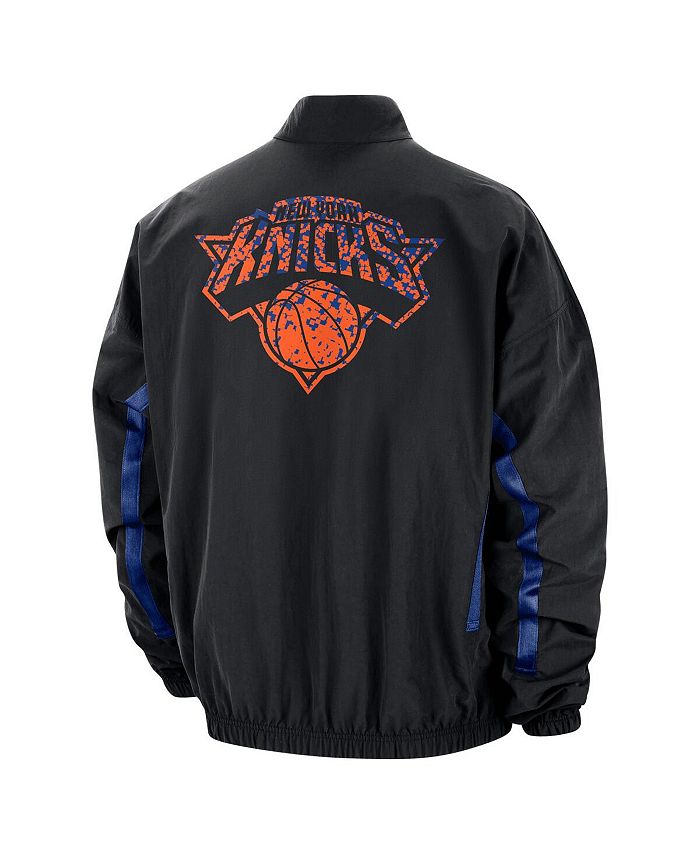 Nike Men's Black Distressed New York Knicks Courtside Vintage-Like ...