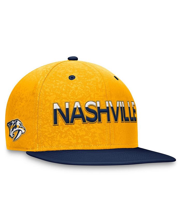 Fanatics Men's Navy, Gold Nashville Predators Authentic Pro Rink Two ...