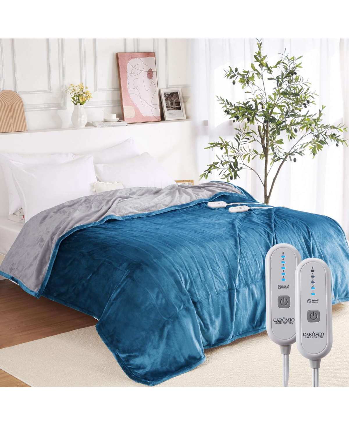 Click here for Caromio Queen Size Reversible Flannel Electric Hea... prices