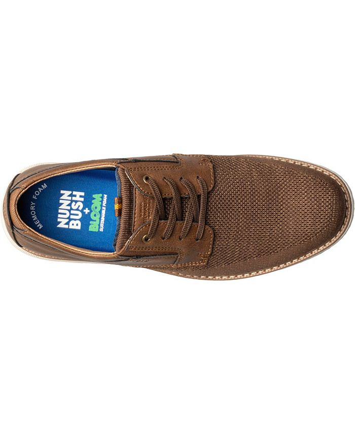 Nunn Bush Men's Otto Knit Plain Toe Oxford Shoes - Macy's