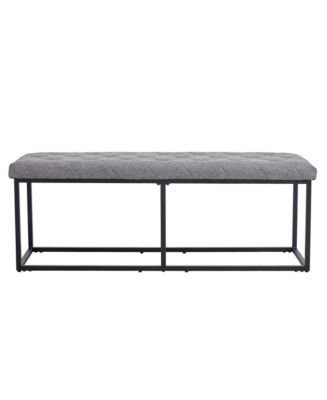 Simplie Fun Tufted Extra-Long Entryway Bench, 51" Bedroom Benches ...