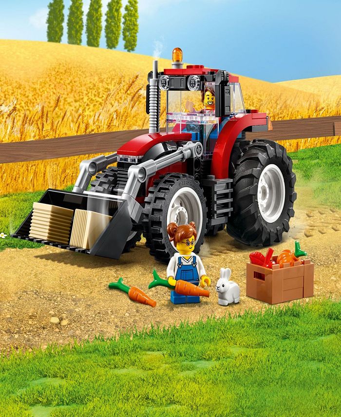 LEGO® City 60287 Tractor Toy Building Set with Farmer Minifigures - Macy's