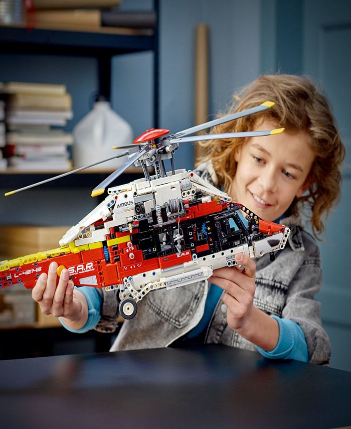 LEGO® Technic Airbus H175 Rescue Helicopter 42145 Toy Building Set - Macy's
