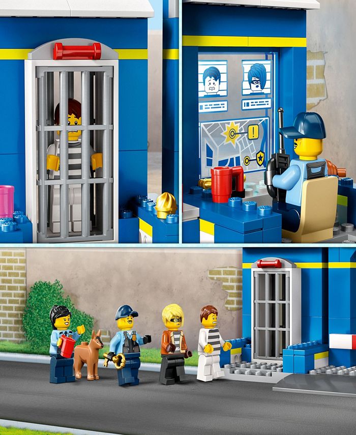 LEGO® City Police Station Chase 60370 Toy Building Set with 2 Police ...