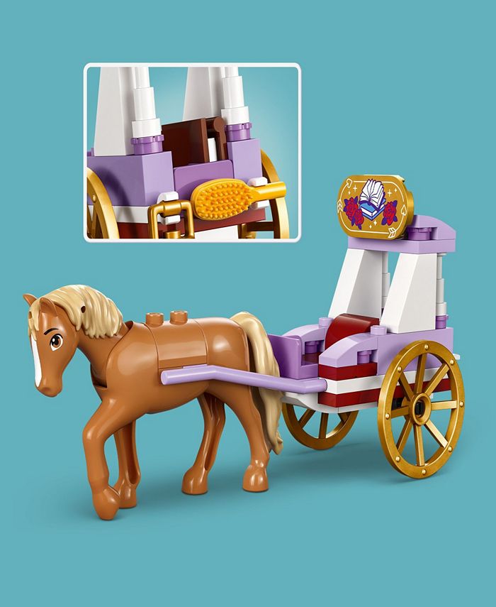 LEGO® Disney 43233 Princess Belle's Storytime Toy Horse Carriage ...