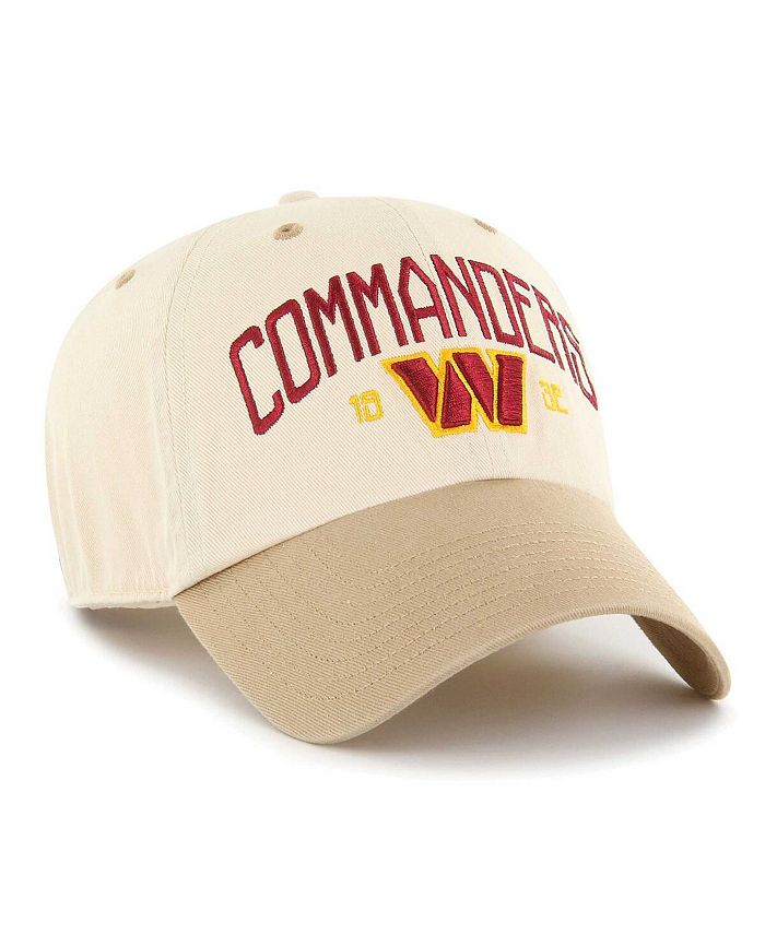 '47 Brand Men's Natural, Tan Washington Commanders Sierra Clean Up ...