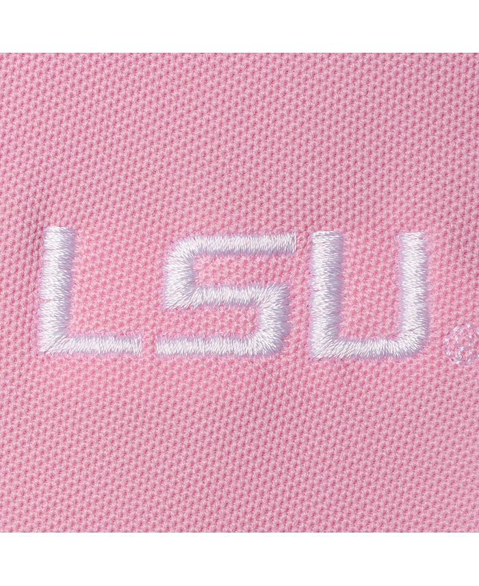 Garb Baby Girls Pink LSU Tigers Caroline Cap Sleeve Polo Bodysuit - Macy's