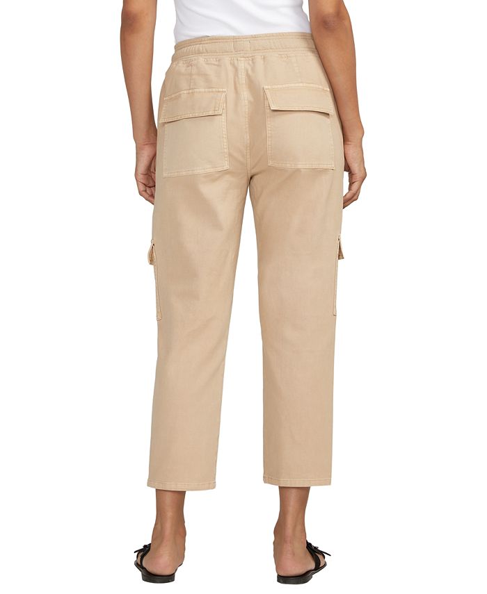 JAG Women's Textured Cargo Cropped Pants - Macy's