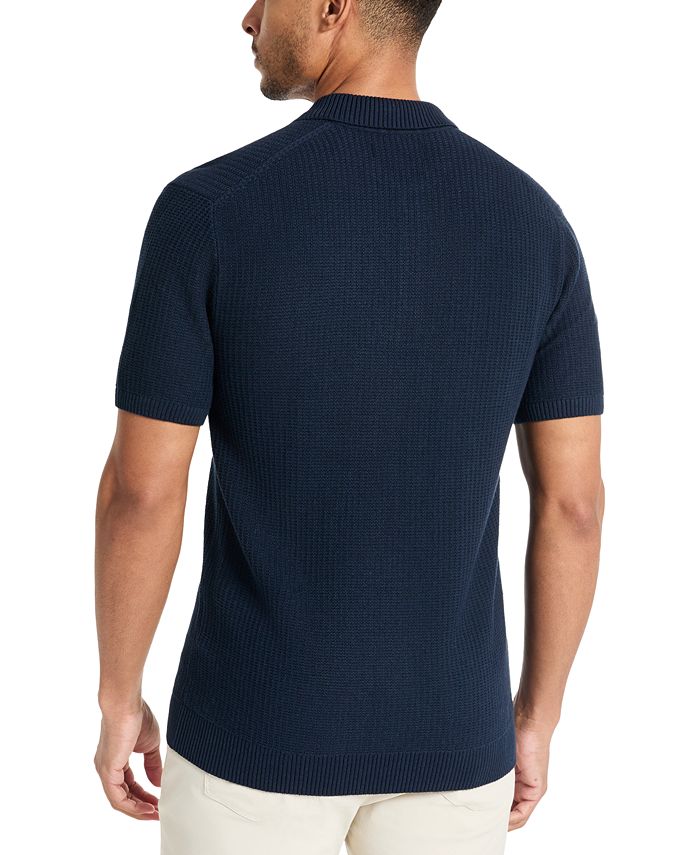Kenneth Cole Men's Lightweight Knit Polo - Macy's