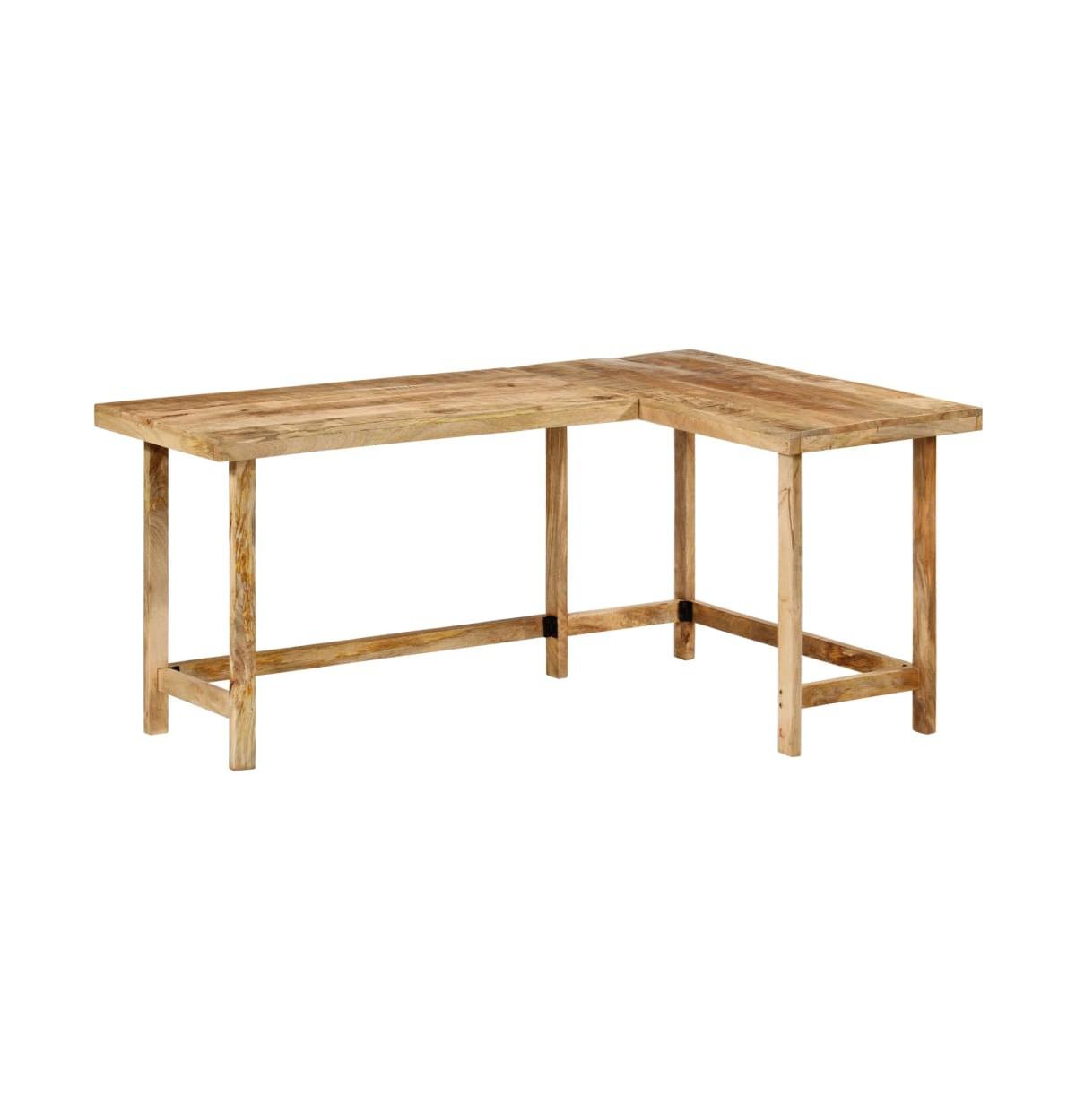 Click here for vidaXL Desk 65x43.3x29.5 Solid Wood Mango - Brown prices