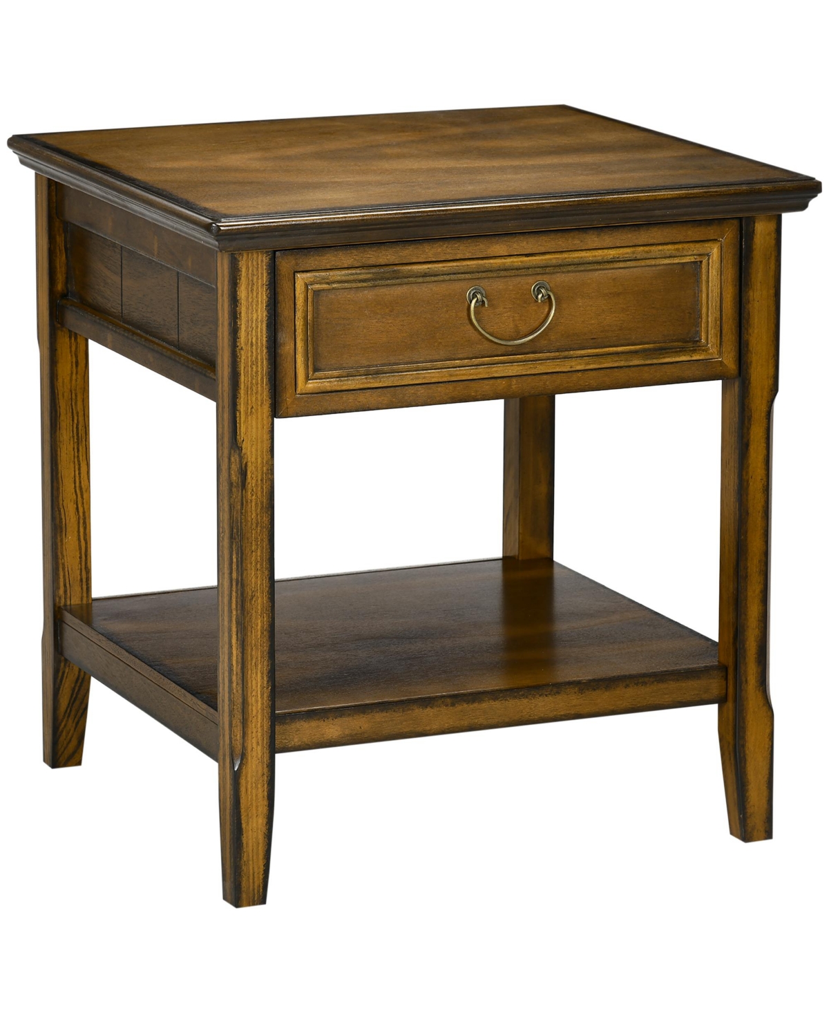 Click here for Homcom Vintage Farmhouse Side Table with Storage... prices