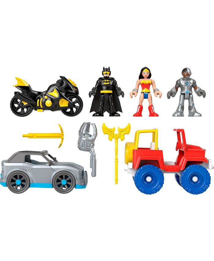 Imaginext DC Super Friends Batman Gift Set with Wonder Woman and Cyborg ...