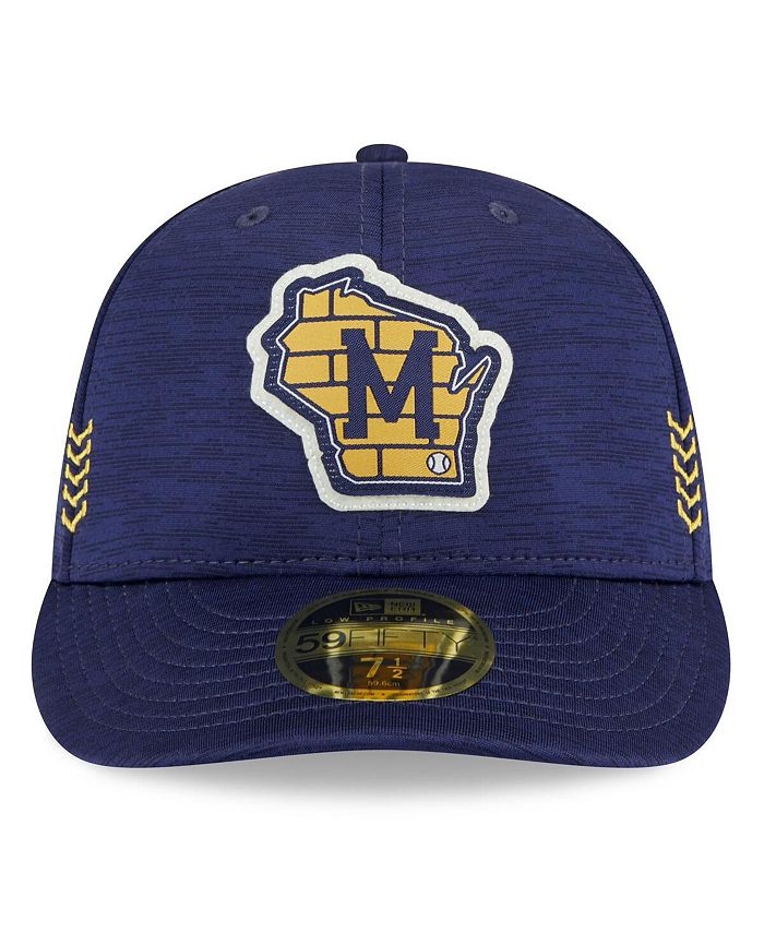 New Era Men's Navy Milwaukee Brewers 2024 Clubhouse Low Profile 59FIFTY ...