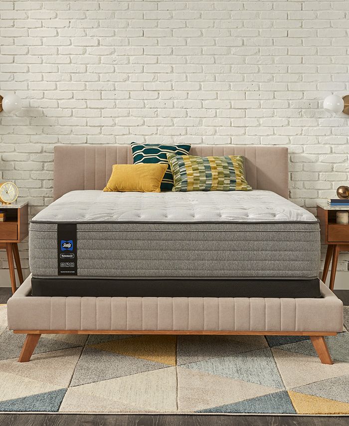 Sealy Posturepedic Chaddsford 14" Medium Faux Euro Top Mattress Set ...
