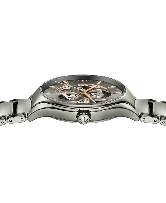 Rado Unisex Swiss Automatic True Gray Plasma Titanium Bracelet Watch ...