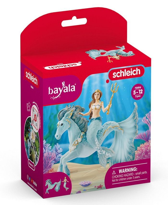 Schleich Bayala Mermaid Eyela on Underwater Horse Figurine Playset - Macy's