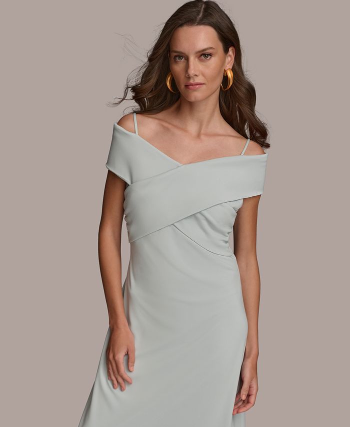 Donna Karan New York Donna Karan Women's Off-The-Shoulder Crossover ...