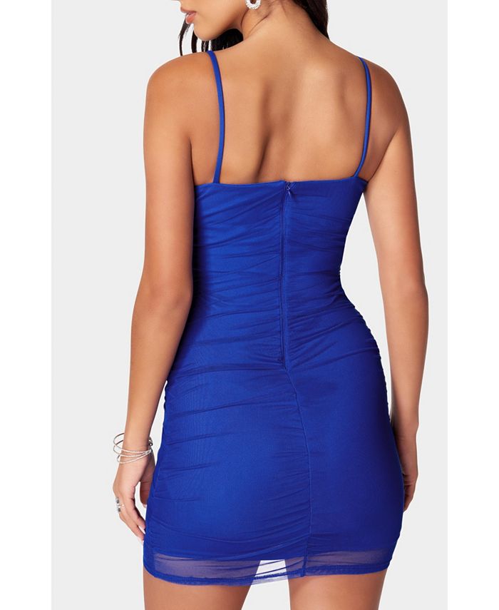 Bebe Women's Center Rush Mini Mesh Dress - Macy's