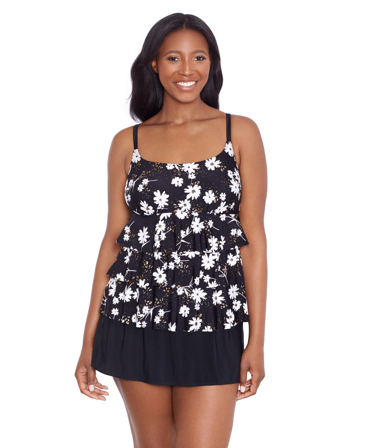 Click here for Longitude by Mimi Flamingo Womens Longitude Ruffle... prices