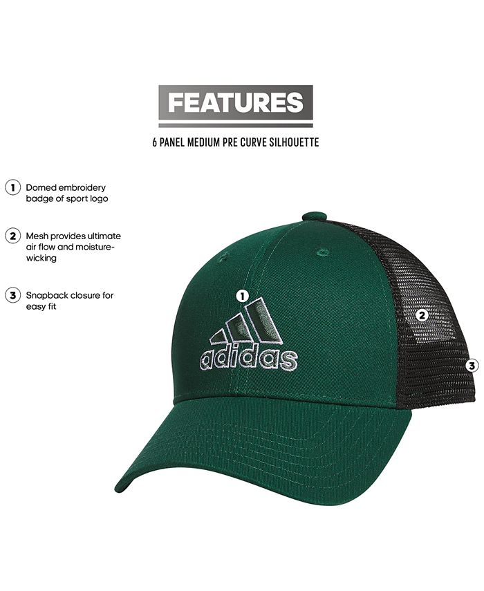 adidas Men's Structured Mesh Snapback Hat - Macy's