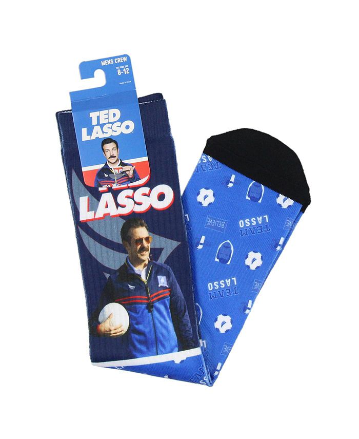 Ted Lasso Original Series Team Lasso Believe Sublimated Mid-Calf Crew Socks Adult Unisex - Macy's