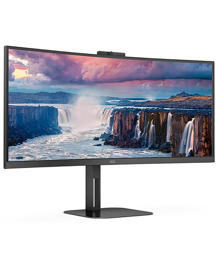 AOC 34 inch 1440p Curved Ultrawide Monitor - Macy's