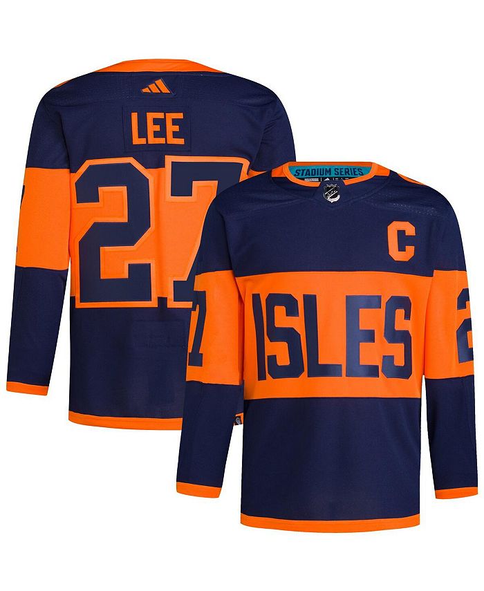 adidas Men's Anders Lee Navy New York Islanders 2024 NHL Stadium Series ...