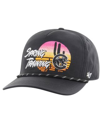 Men's '47 Brand Black Chicago Cubs Spring Training Surfside Adjustable ...