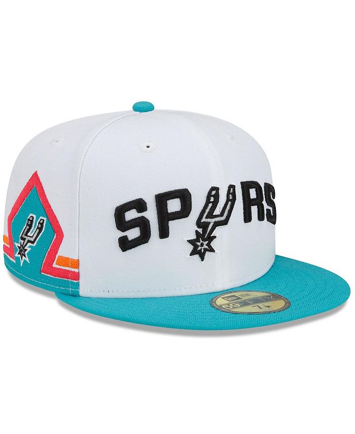 New Era Men's White, Teal San Antonio Spurs 2021, 22 City Edition City ...