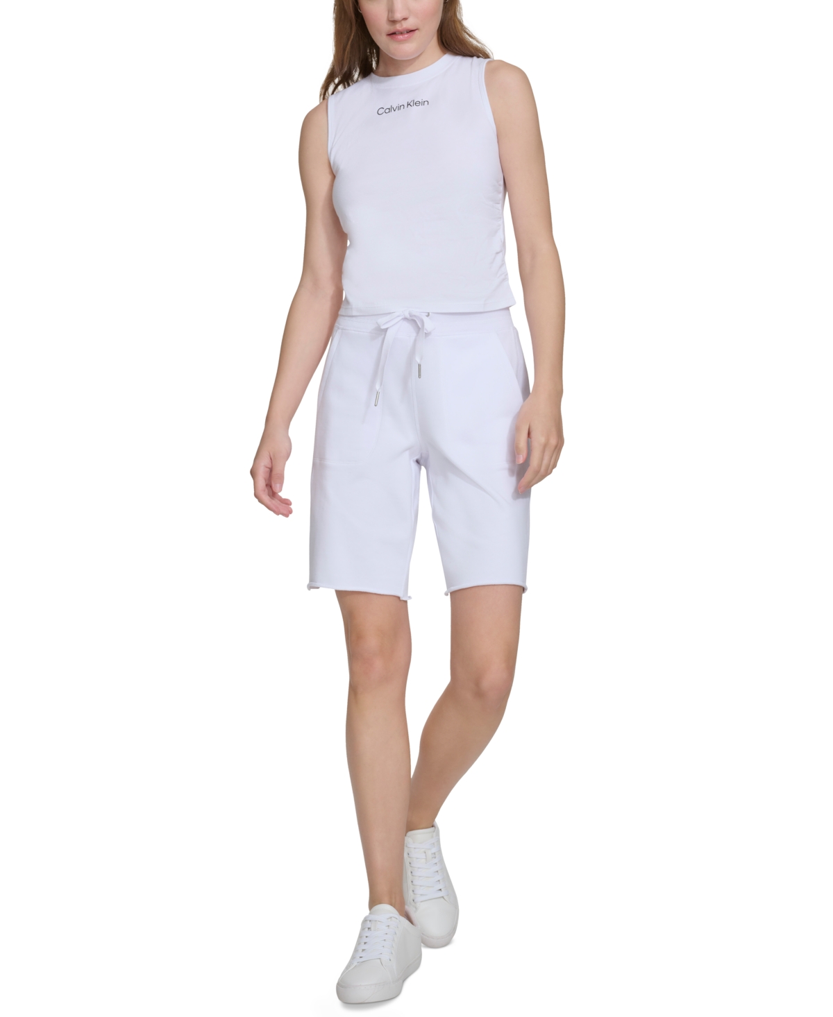 Click here for Calvin Klein Womens Performance Drawstring Shorts... prices