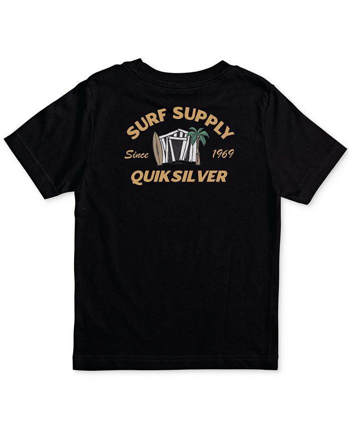 Quiksilver Toddler & Little Boys Cotton Surf Shaky Logo Graphic T-Shirt ...