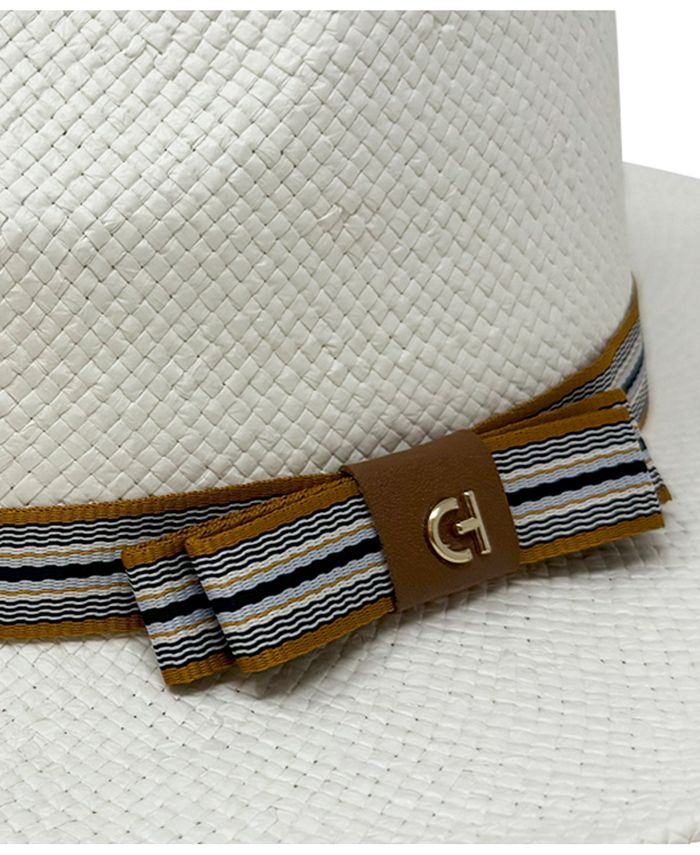 Cole Haan Straw Fedora Hat - Macy's