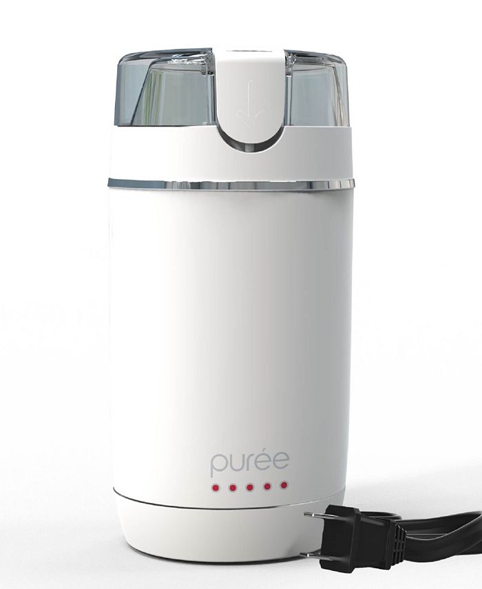 Tzumi Puree Electric Coffee Grinder, One-Touch Spice, Herb, and Coffee ...