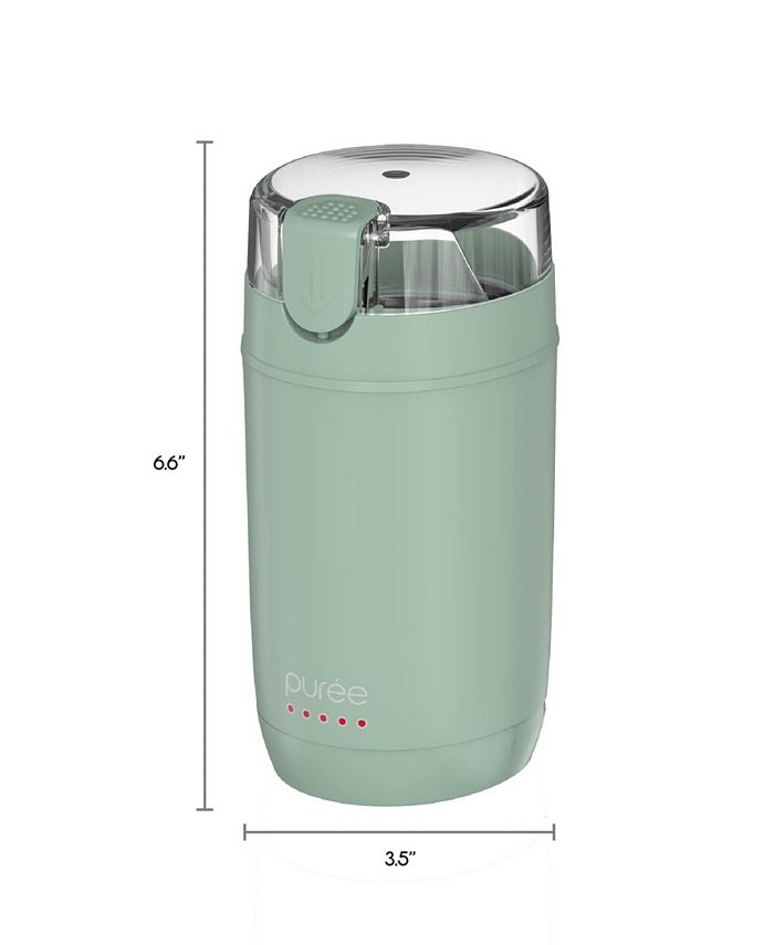 Tzumi Puree Electric Coffee Grinder, One-Touch Spice, Herb, and Coffee ...