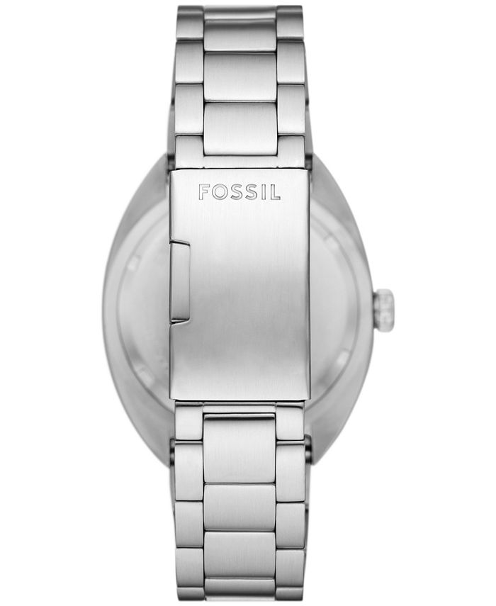 Fossil Men's Breaker Three-Hand Date Stainless Steel Watch 42mm - Macy's