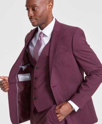 Burgundy Suit - Macy's