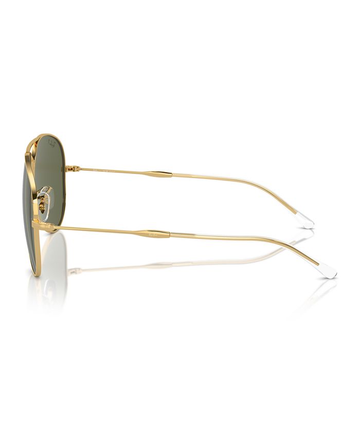 Ray-Ban Unisex Polarized Sunglasses, Old Aviator Rb3825 - Macy's