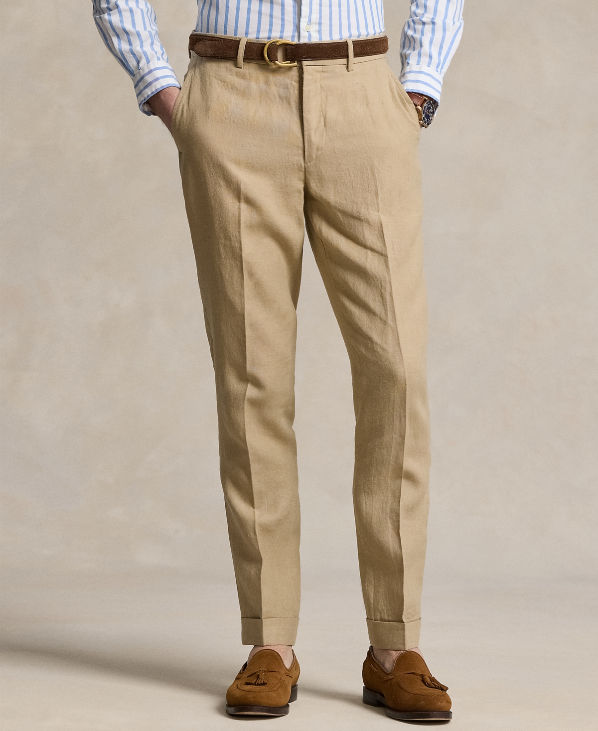 Click here for Polo Ralph Lauren Mens Linen Suit Trousers - Coast... prices