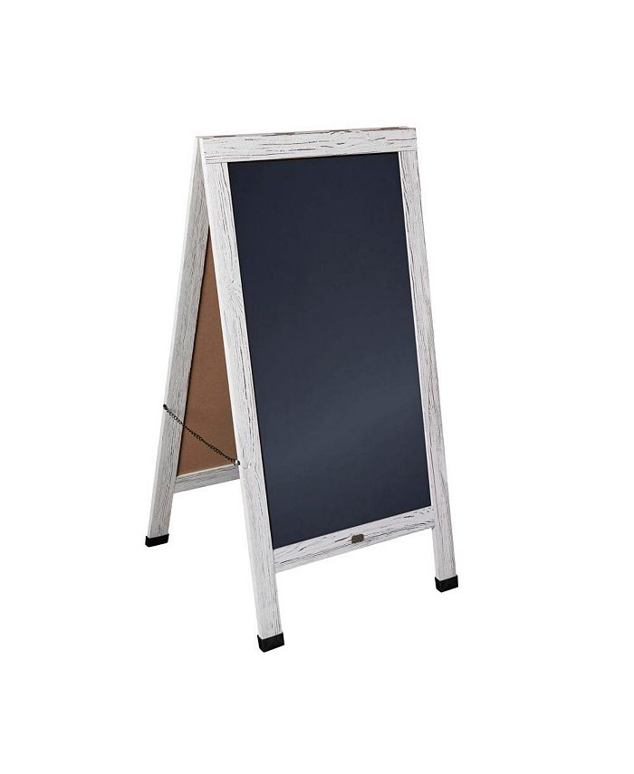 EMMA+OLIVER Burke Rustic Vintage Like Double-Sided Folding Magnetic ...