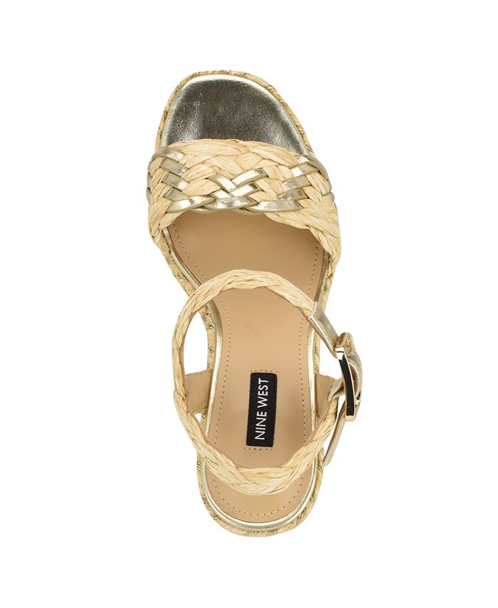 Nine West Women's Jolane Block Heel Round Toe Dress Sandals - Macy's