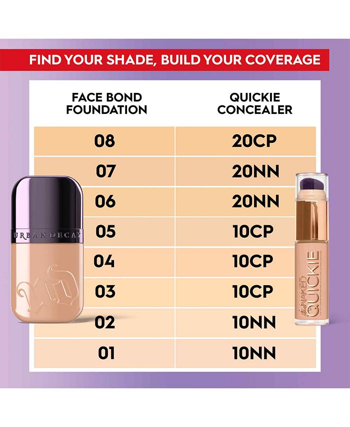 Urban Decay Face Bond Self-Setting Waterproof Foundation, 1 oz. - Macy's