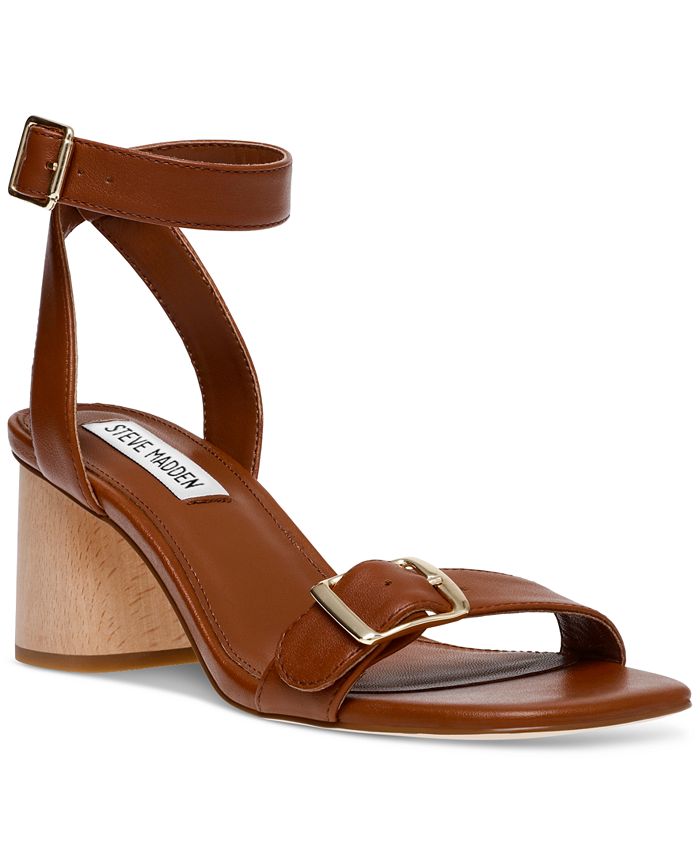 Steve Madden Women's Mindi Block-Heel City Sandals - Macy's