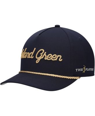 Men's Barstool Golf Navy THE PLAYERS Island Golfer Rope Adjustable Hat ...