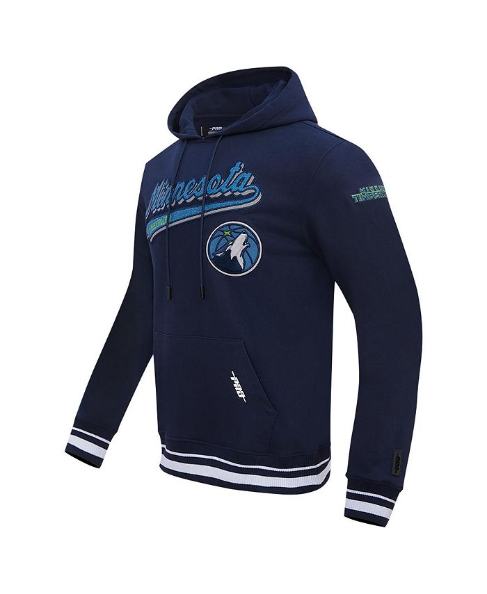 Pro Standard Men's Navy Minnesota Timberwolves Script Tail Pullover ...