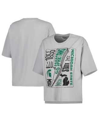 Women's Pressbox Silver Michigan State Spartans Rock & Roll School of ...
