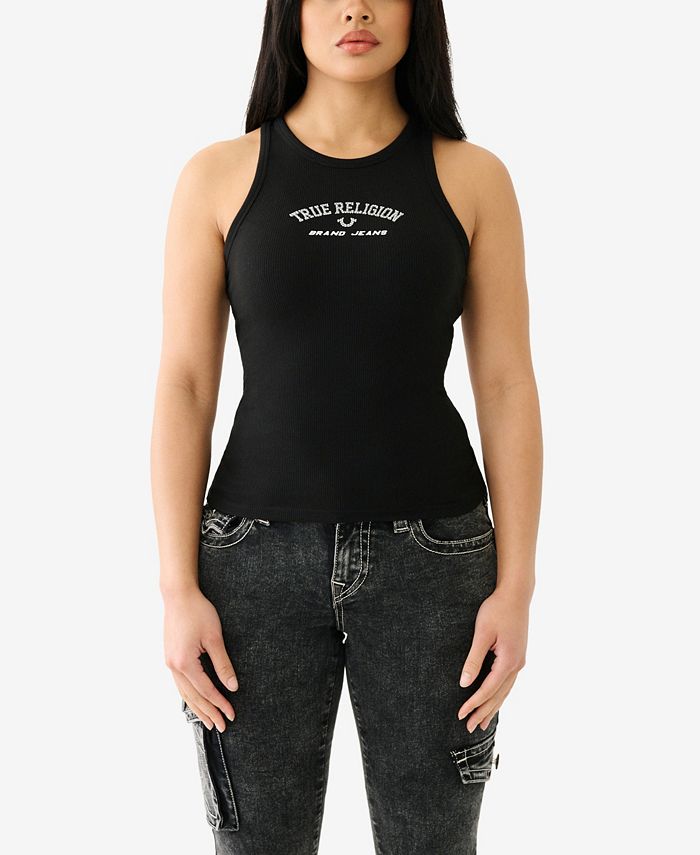 True Religion Women's Branded Goddess Tank Top - Macy's