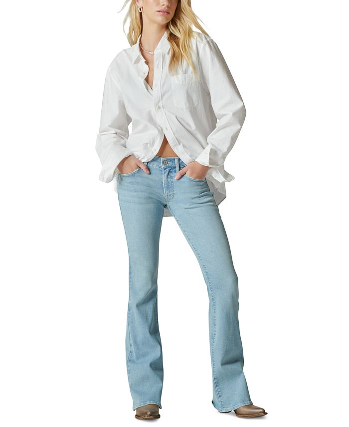 Lucky Brand Women's Sweet Mid-Rise Flare-Leg Jeans - Macy's