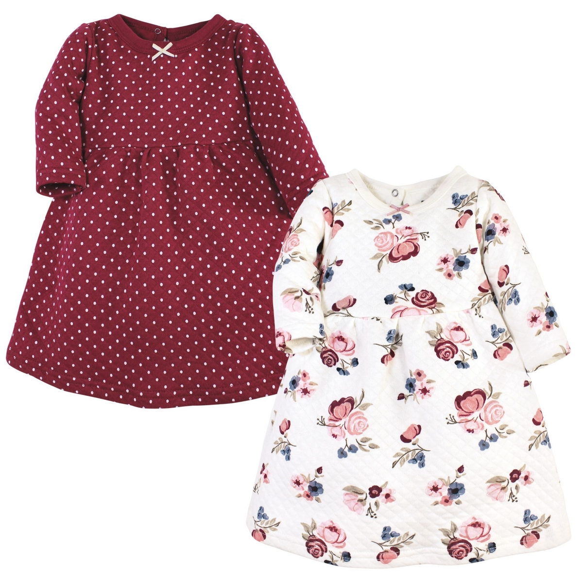 Click here for Hudson Baby Two-Piece Set of Long-Sleeve Dresses -... prices