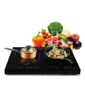 MegaChef 1800 Watts Dual Induction Cooktop - Macy's