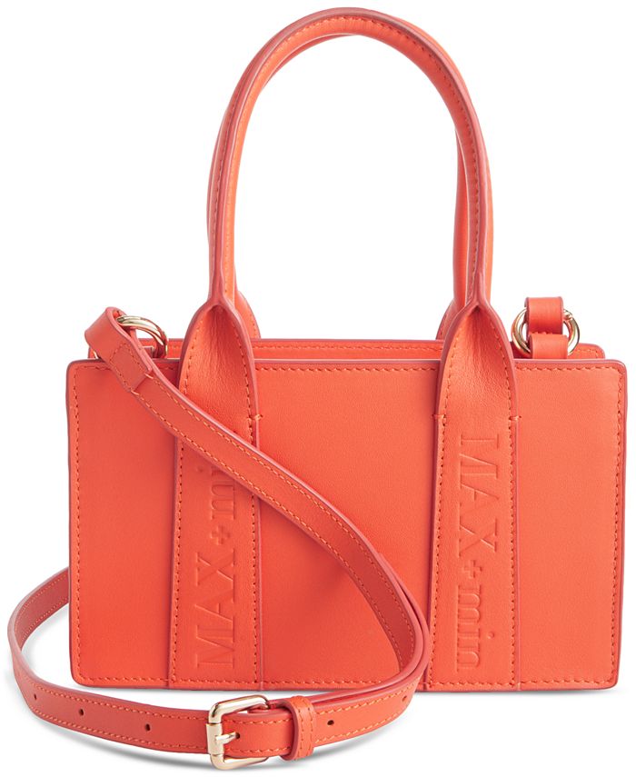 MAX+min Mimi Leather Crossbody Bag - Macy's